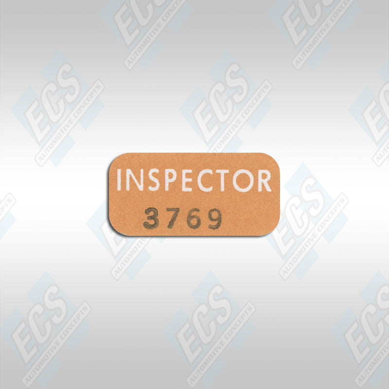 1968-71 Mopar Alternator Inspection Decal (Multiple Options!) – ECS ...