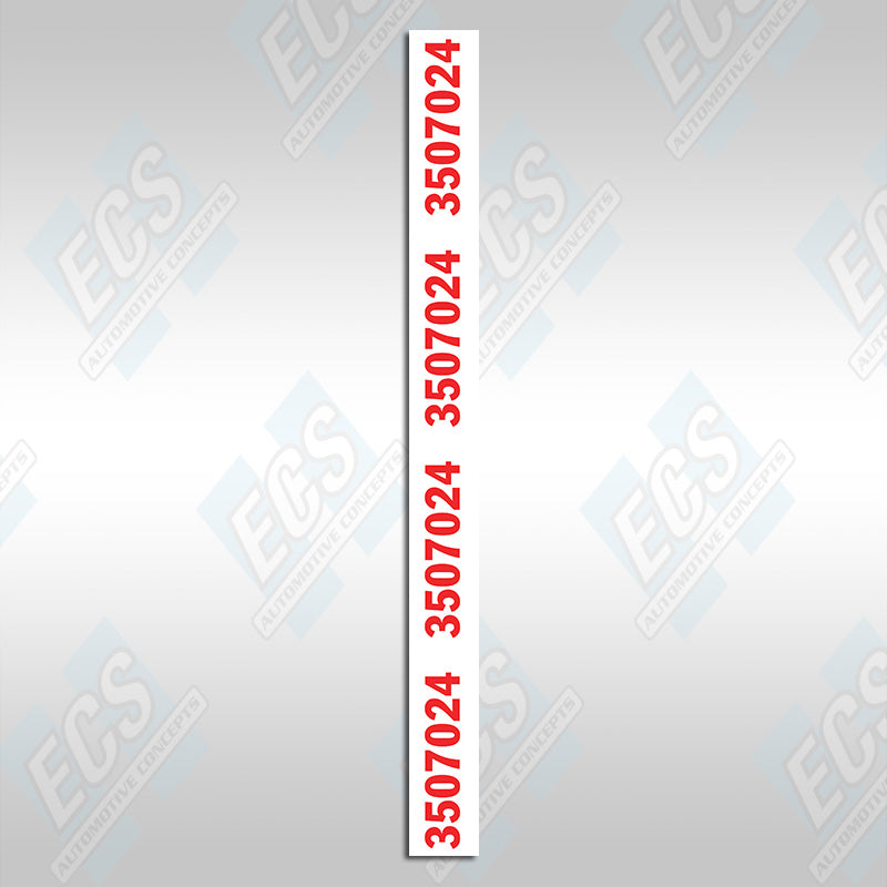 1969-71 Mopar: Dana Axle Identification Decal (Multiple Options!) – ECS ...