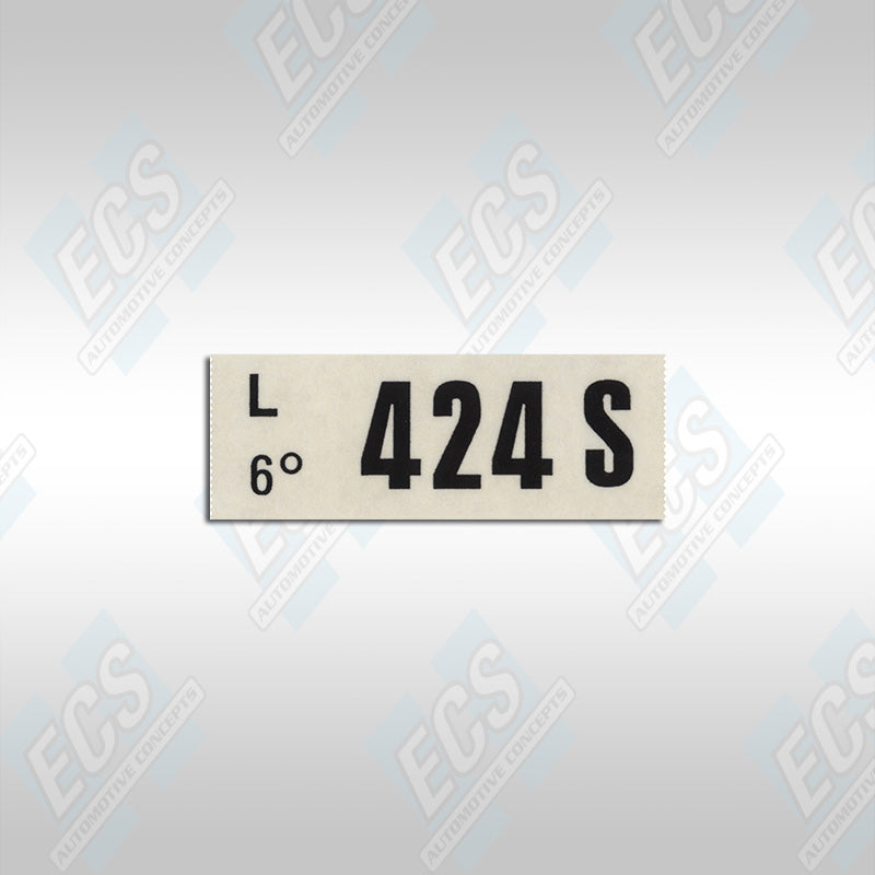 1969-73 Ford: Engine Identification Decal (Multiple Options!) – ECS ...