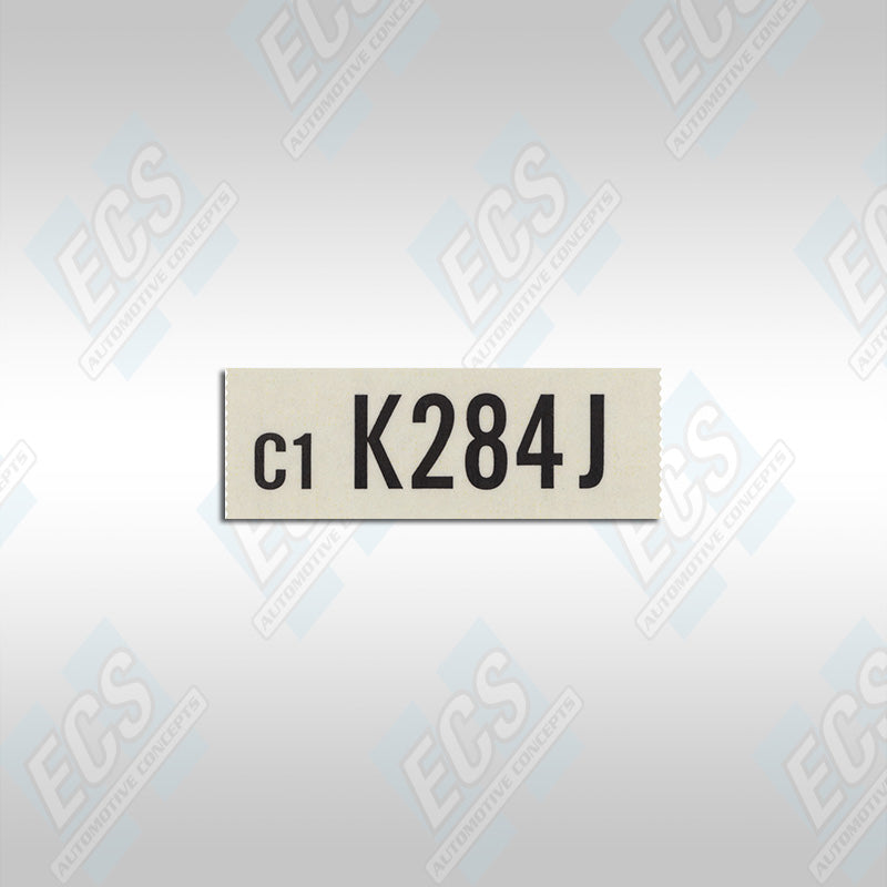 1968 Ford: Engine Identification Decal (Multiple Options!) – ECS ...